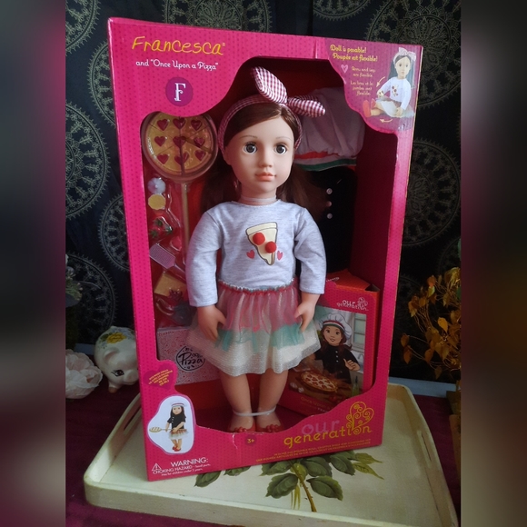 our Generation | Toys | Our Generation Doll Francesca Girl Pizza Chef 8 ...